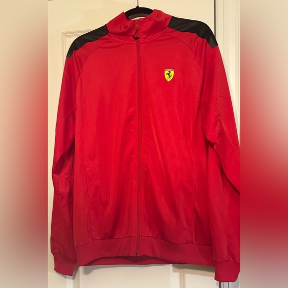 Puma | Jackets & Coats | Puma Sf Track Jacket Rossa Corsa | Poshmark